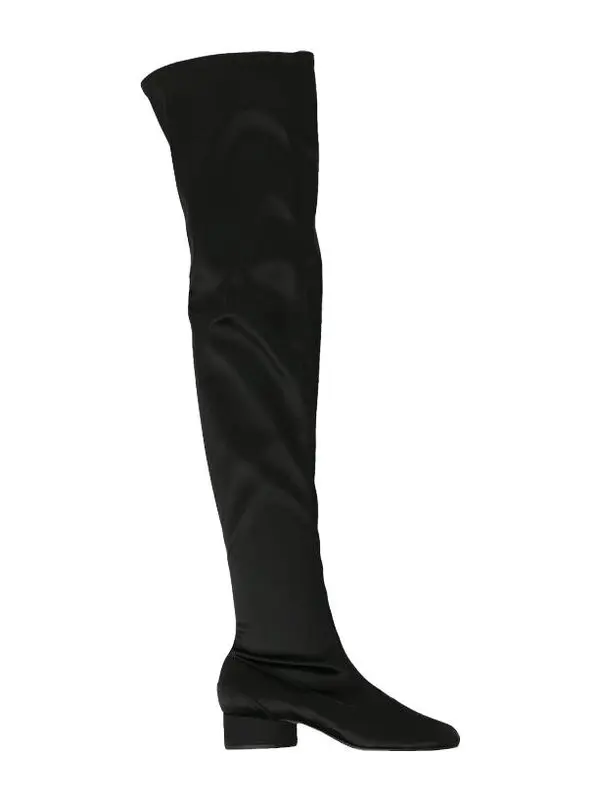 MAISON MARGIELA Tabi Knee High Boot - Black