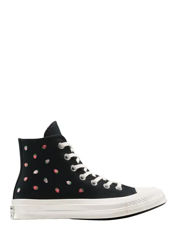 CONVERSE Chuck 70 High Embroidered Sneakers - Black