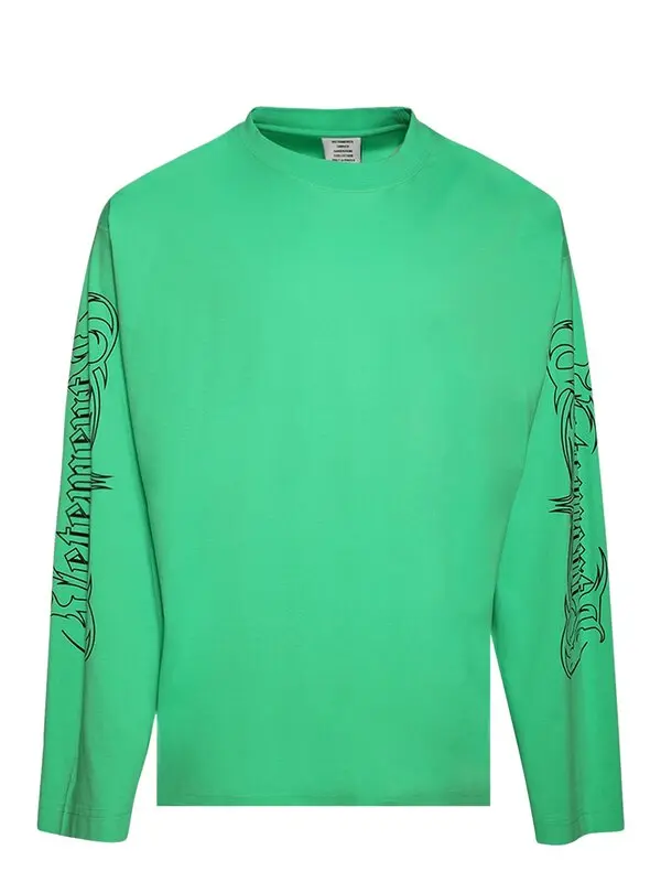 Vetements Metal Printed Long-sleeve - Green