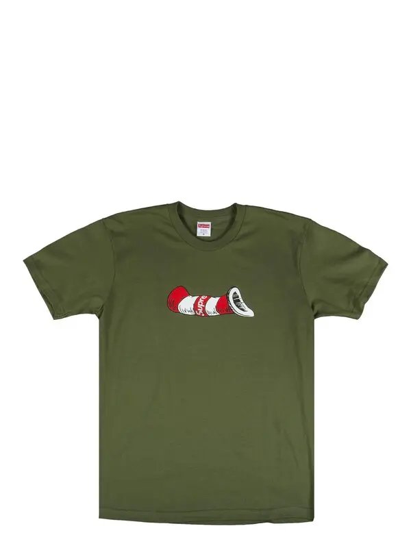 Supreme Cat In The Hat T-shirt - Green
