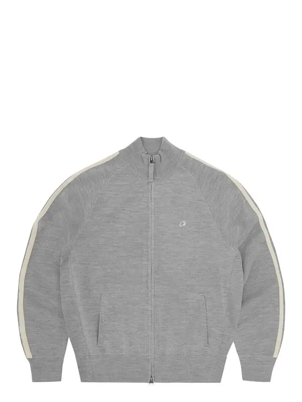 CORTEIZ Fine Knit Zip-up - Grey
