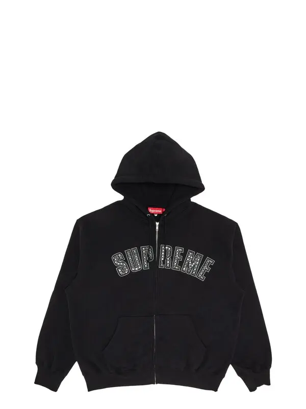 Supreme X B.b. Simon Zip Up Hoodie - Black