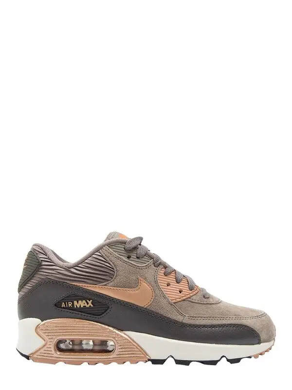 Nike Air Max 90 Leather Sneakers - Grey