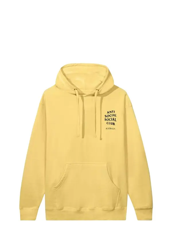 ANTI SOCIAL SOCIAL CLUB Australia Hoodie - Yellow