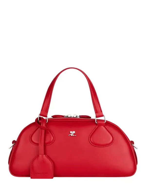 COURREGES Friday Bowling Baguette Bag - Red