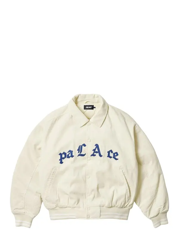 PALACE Love Varsity Jacket - White