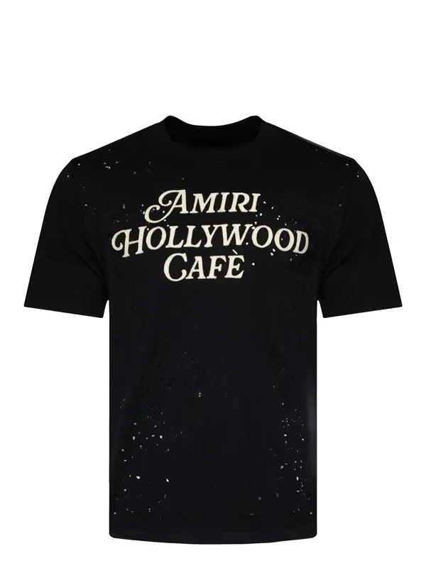 Amiri Hollywood Cafe Tee - Black