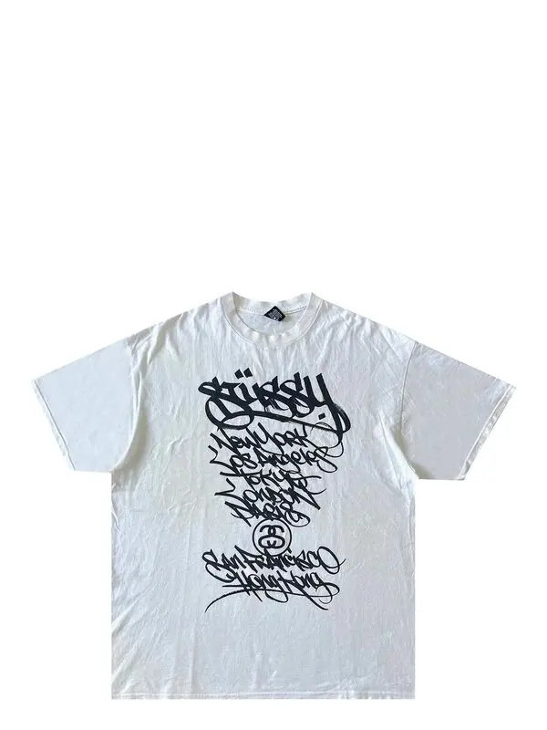 StÜssy X Ease World Tour Tee - White