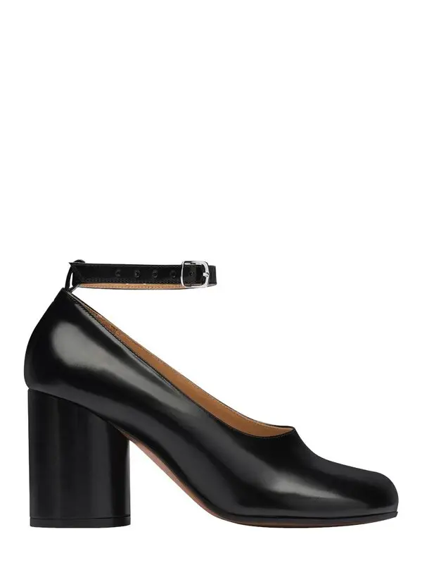 MAISON MARGIELA Tabi Leather Heels - Black