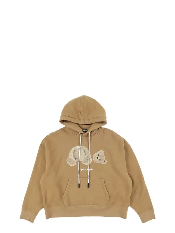 Palm Angels Pa Bear Hoody - White