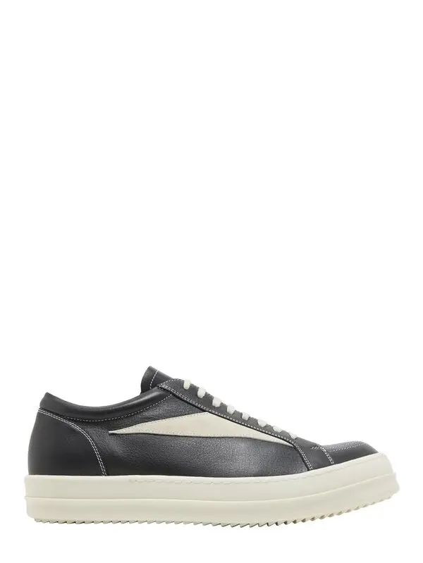 Rick Owens Strobe Vintage Low Sneakers - Black