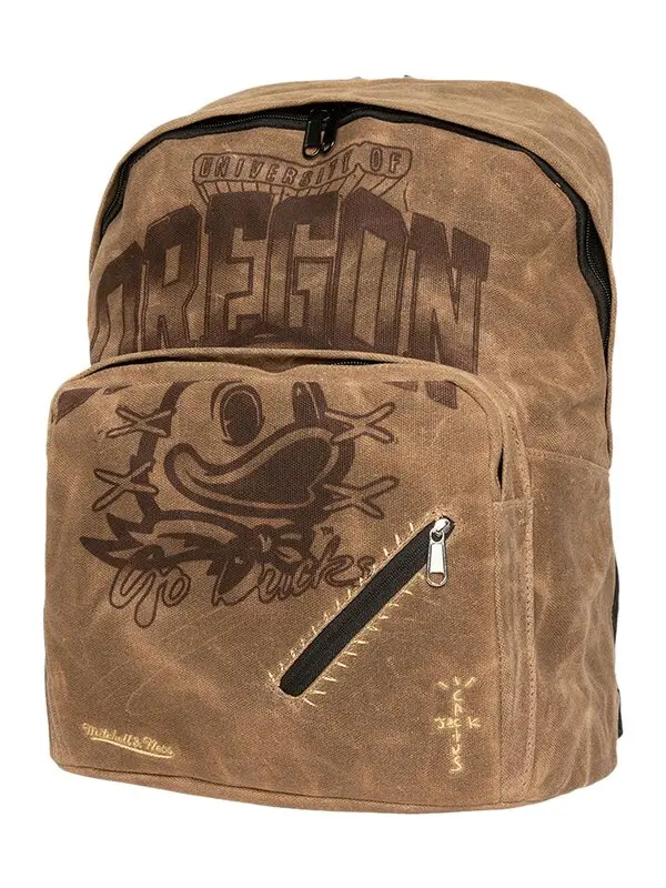 CACTUS JACK BY TRAVIS SCOTT X Mitchell & Ness University Of Oregon Backpack - Brown