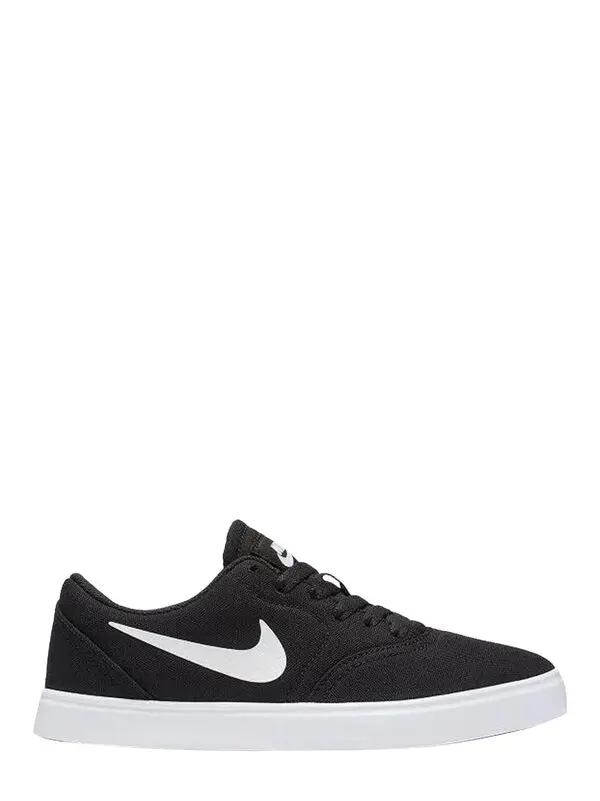 Nike Check Canvas Sb Gs Sneakers - Black