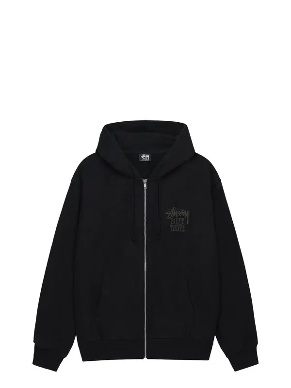 StÜssy Welder Zip Hoodie - Black