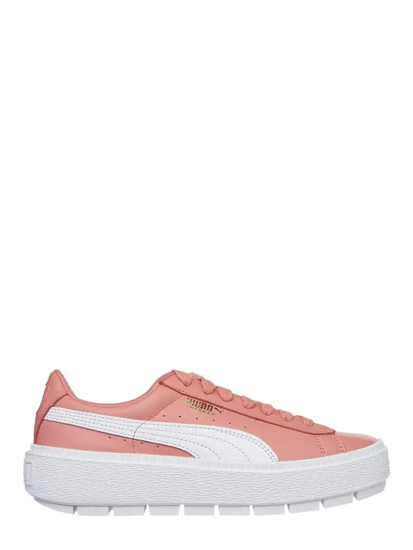 PUMA Platform Trace Leather Sneakers - Pink