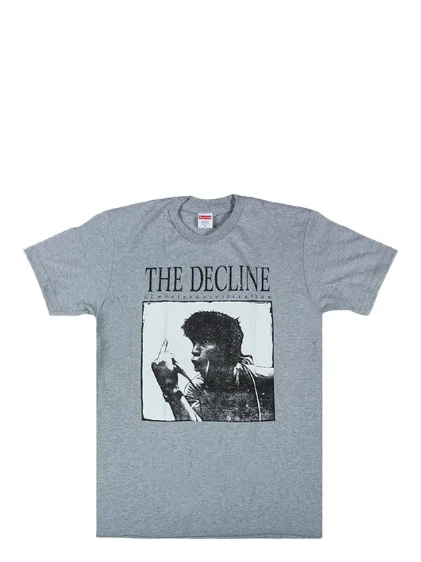Supreme Decline Of Western Civilizations Tee - Grey