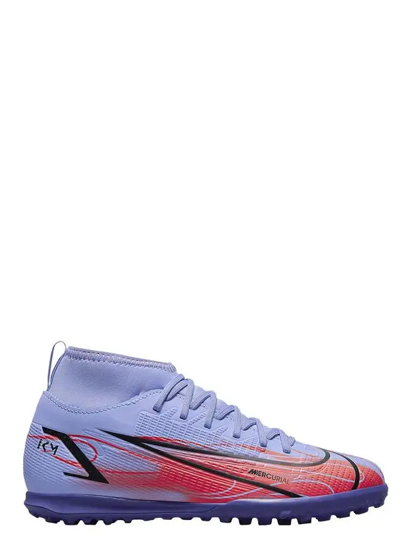 Nike Kylian Mbappé X Mercurial Superfly 8 Club Tf Gs 'flames - Purple