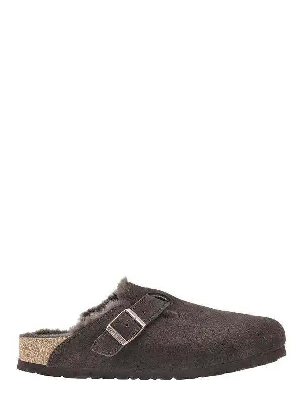 BIRKENSTOCK Boston Shearling Clogs - Brown