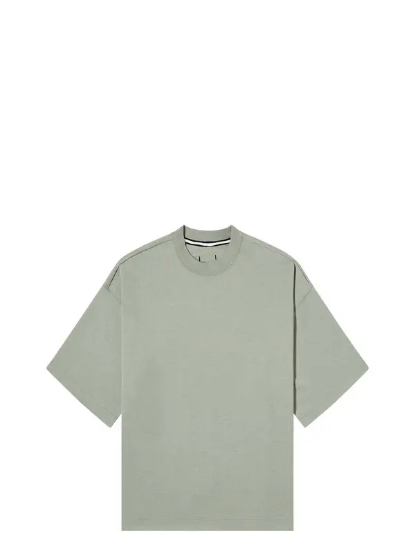 Nike Sportswear Tech Fleece Reimagined Oversized Short-sleeve Sweatshirt - Grey