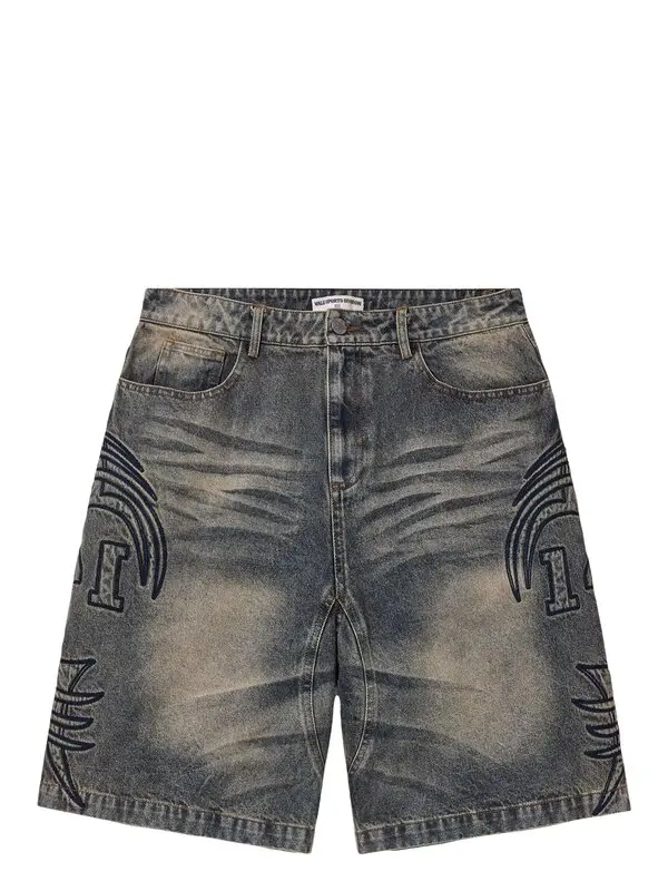 VALE FOREVER Armor Denim Jorts - Blue