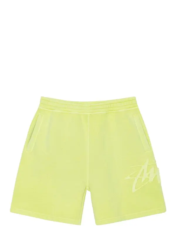 StÜssy Fleece Tonal Appliqué Short - Green