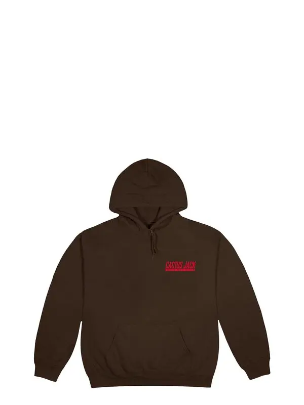 CACTUS JACK BY TRAVIS SCOTT Cj Logo Hoodie - Brown