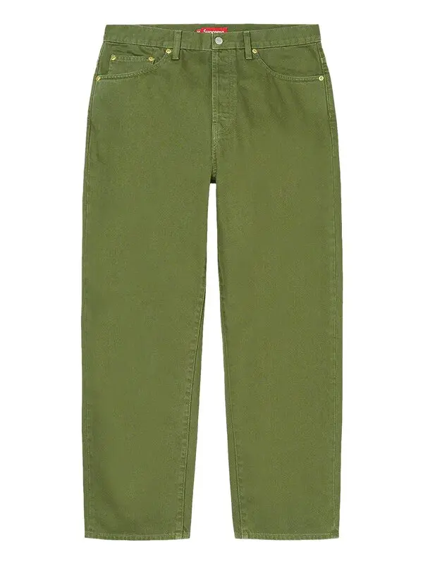 Supreme Baggy Fit Jeans - Green