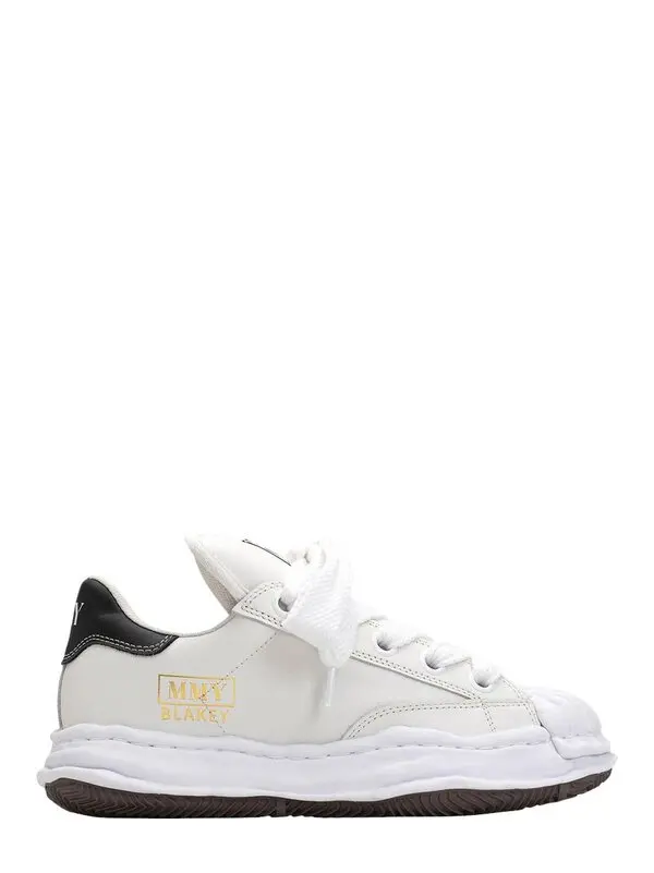Mihara Yasuhiro Blakey Puffer Og Sole Leather Low Sneakers - White