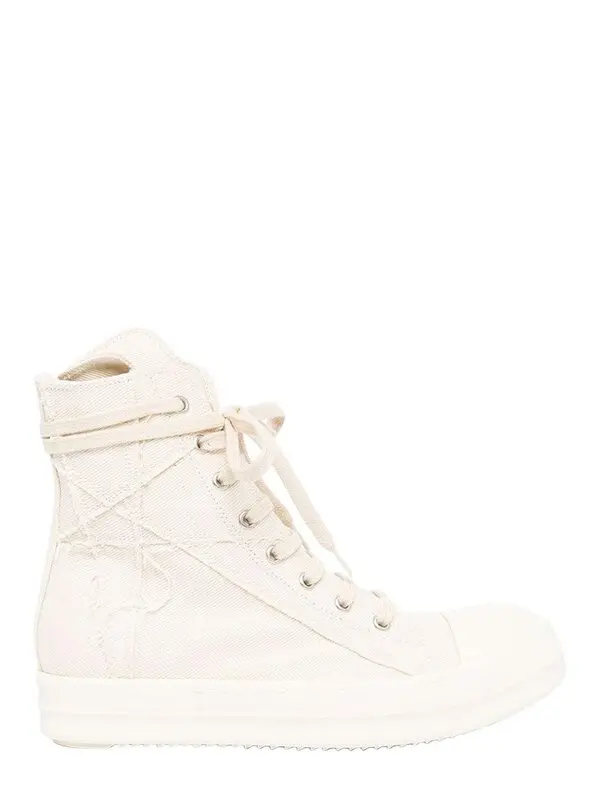 Rick Owens Strobe Penta High Top Sneakers - White