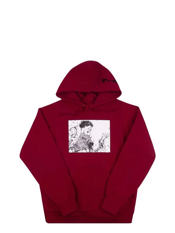 Supreme Akira Arm Hooded Sweatshirt - Red