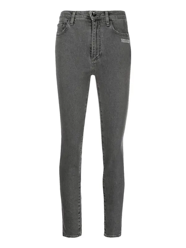 Off-White Corporate Skinny Jeans - Grey