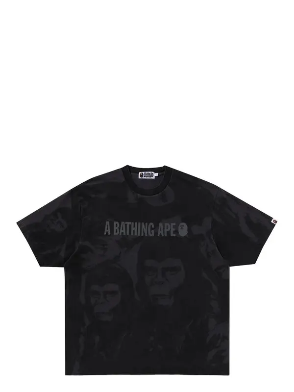 A BATHING APE Relaxed Fit Tee - Black