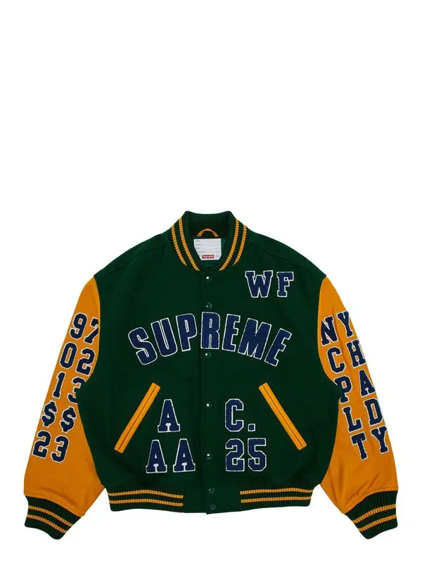 Supreme Praises Varsity Jacket - Green