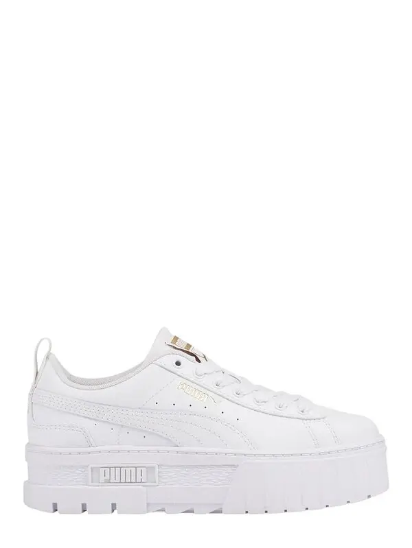 PUMA Mayze Leather Sneakers - White