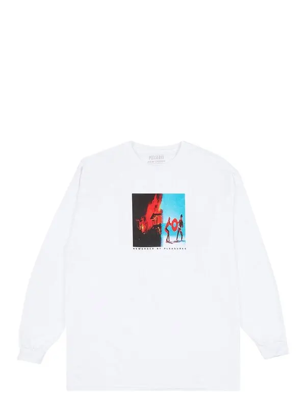 PLEASURES Repulic Long-sleeve T-shirt - White