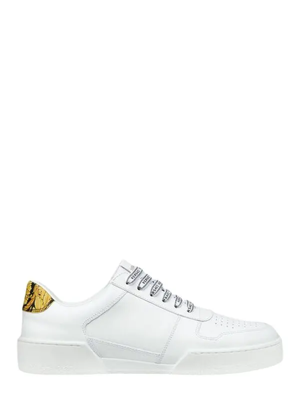 Versace Ilus 'barocco Print' Sneakers - White