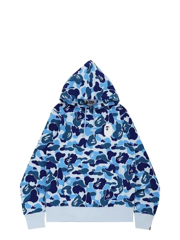 A BATHING APE Big Abc Camo Ape Head Pullover Hoodie - Blue