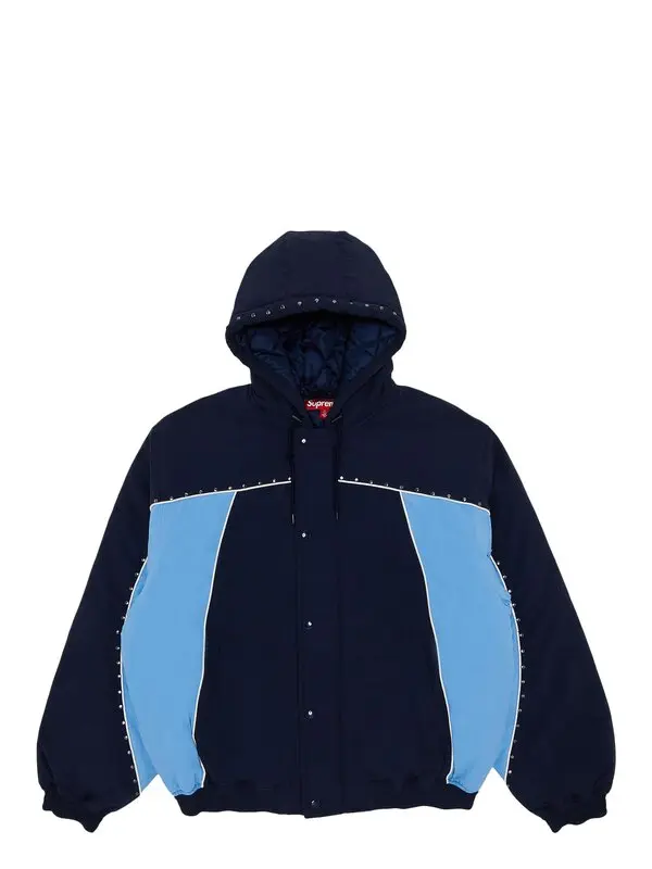 Supreme Studded Stadium Jacket - Blue