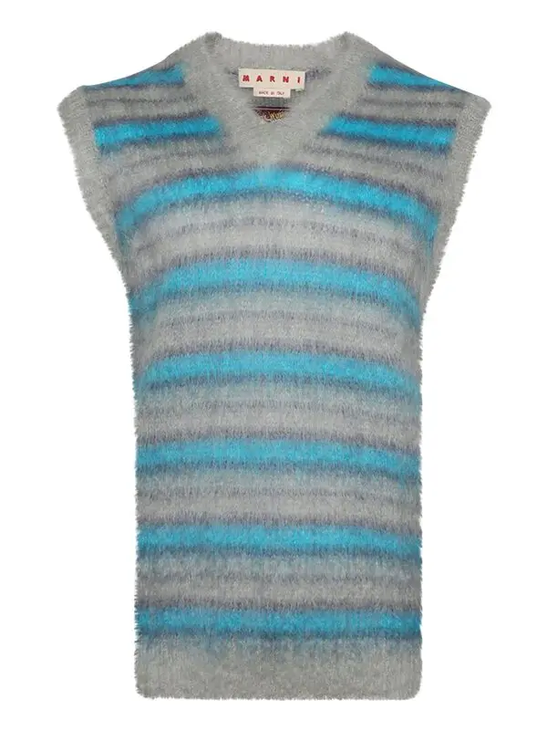 Marni Striped Sweater Vest - Multicolor