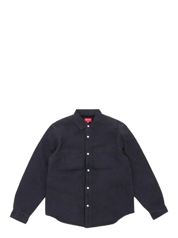 Supreme Sherpa Lined Denim Shirt - Black