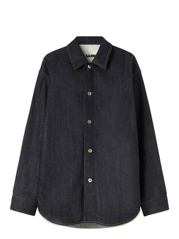 JIL SANDER Denim Over Shirt - Blue