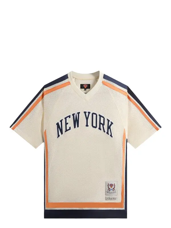 Kith For The New York Knicks Mesh Leon Top - Cream