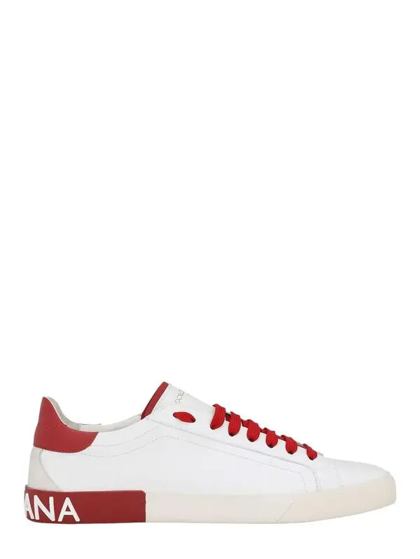 Dolce & Gabbana Portofino Vintage Sneakers - White