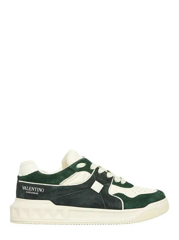 Valentino Garavani One Stud Low Sneakers - Green