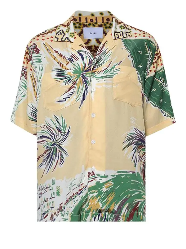 Rhude Palmina Silk Shirt - Multicolor