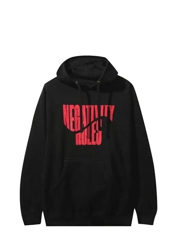 ANTI SOCIAL SOCIAL CLUB Negativity Rules Hoodie - Black