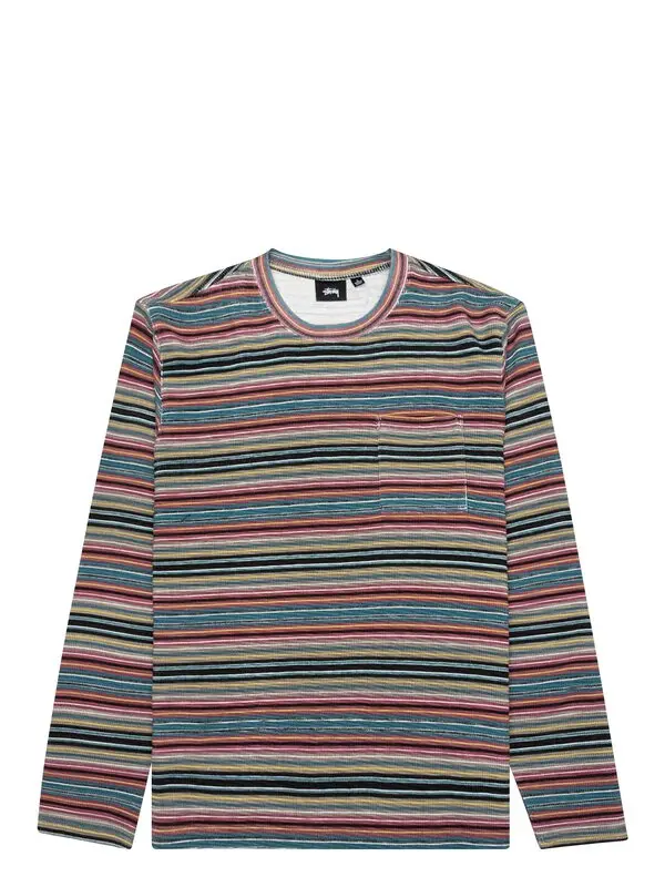 StÜssy Printed Long-sleeve Crew - Tan