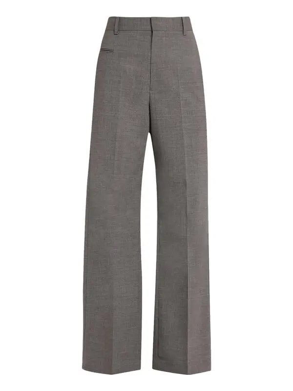 MAISON MARGIELA Wool Tailored Pants - Grey
