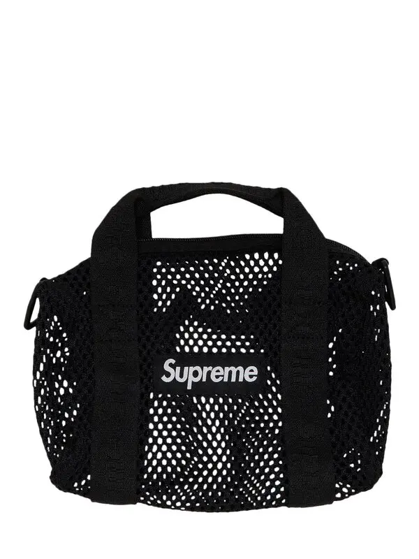 Supreme Mesh Mini Duffle Bag - Black