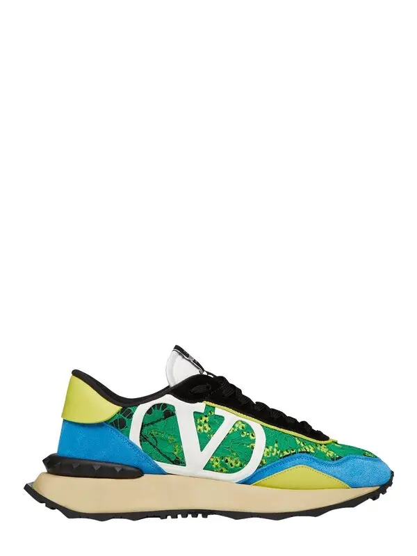 Valentino Garavani Lacerunner Sneakers - Green